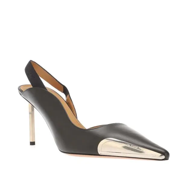 Off-White Slingback Highheeled Shoe