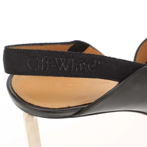 Off-White Slingback Highheeled Shoe