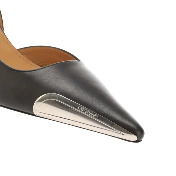 Off-White Slingback Highheeled Shoe