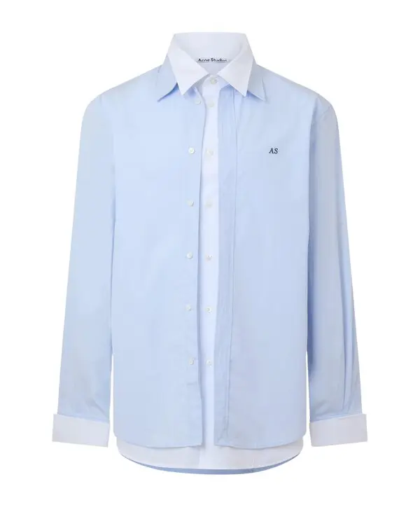 Acne Studios Fauxtwopiece Shirt - Blue