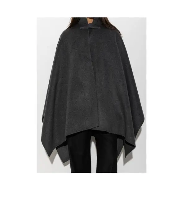 RÓHE Stand-collar Shawl Cape