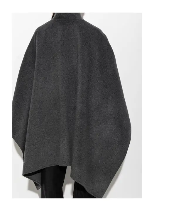 RÓHE Stand-collar Shawl Cape