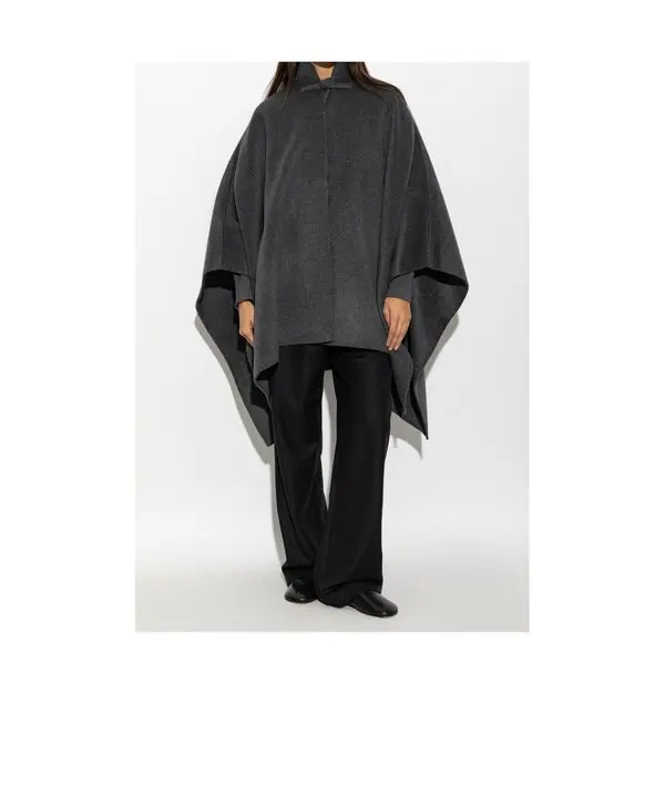 RÓHE Stand-collar Shawl Cape