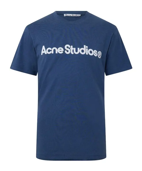 Acne Studios Minimalist Crewneck Tshirt - Blue