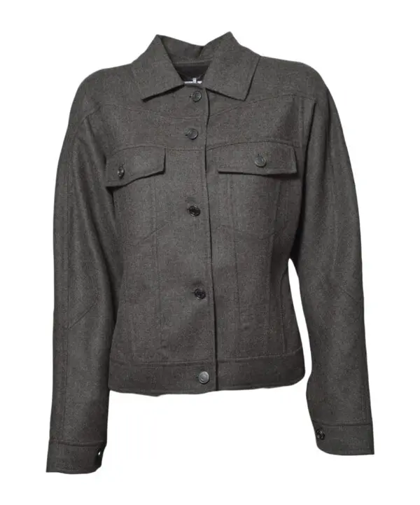 Max Mara Button-up Single Breasted Jacket - Black