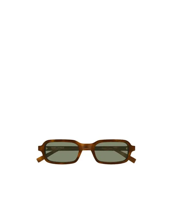 Saint Laurent Squareshaped Sunglasses - Green