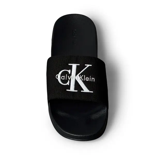 Calvin Klein Solid Color Pool Sliders