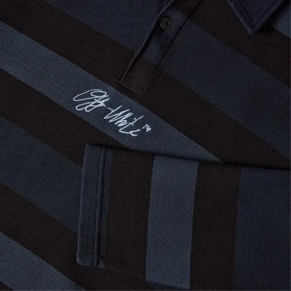 Off-White Striped Longsleeve Tshirt - Black