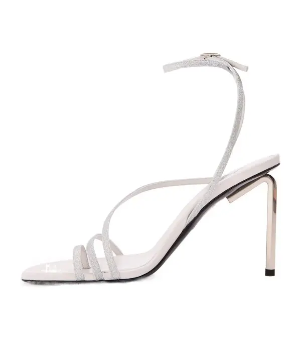 Off-White Toeloop Stiletto Heel Sandals