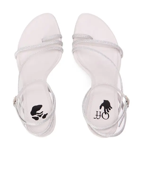 Off-White Toeloop Stiletto Heel Sandals
