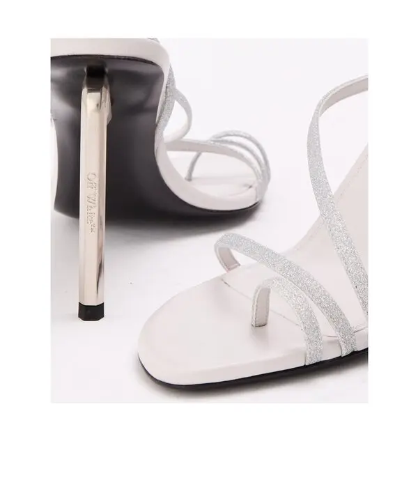 Off-White Toeloop Stiletto Heel Sandals
