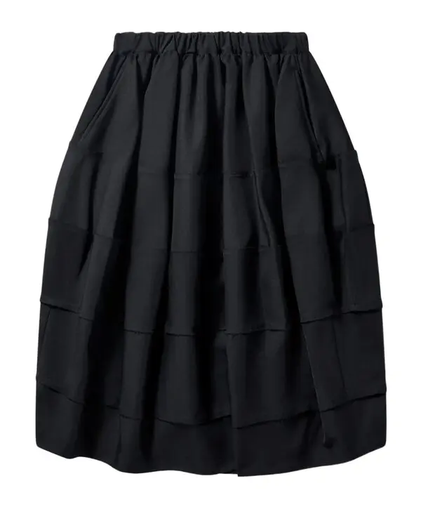 Comme Des Garçons Paneled Skirt - Black
