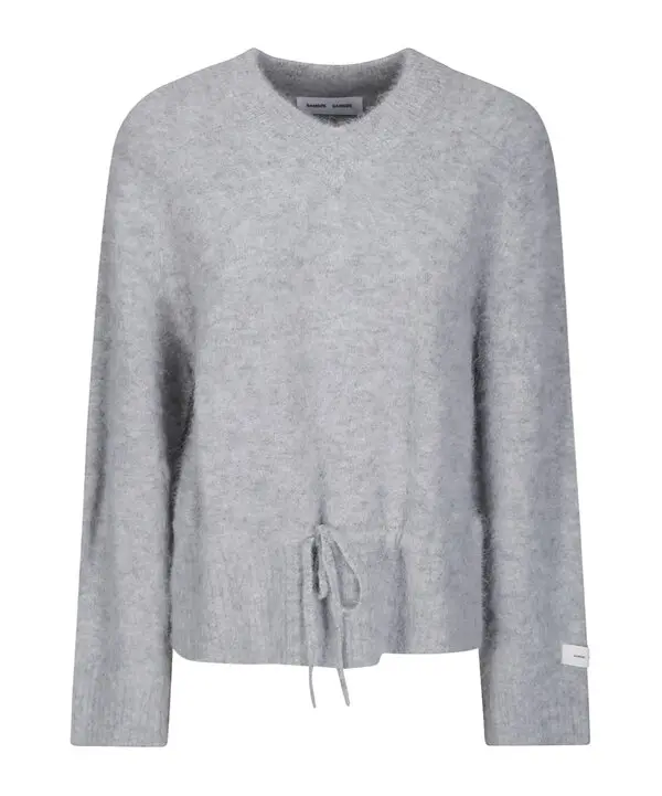 SAMSOE SAMSOE V-neck Sweater - Grey