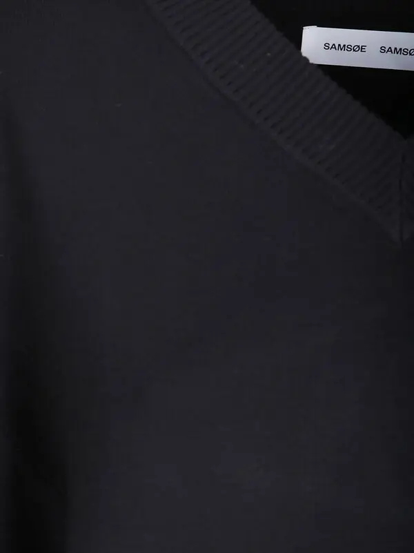 SAMSOE SAMSOE V-neck Knit Top