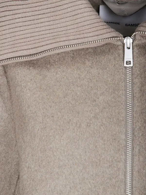 SAMSOE SAMSOE Cropped Wool Jacket
