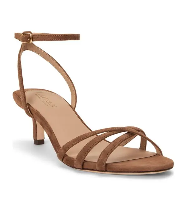 Ralph Lauren Solid Heeled Sandals