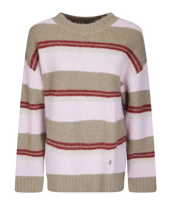 SAMSOE SAMSOE Striped Sweater - Multi-color