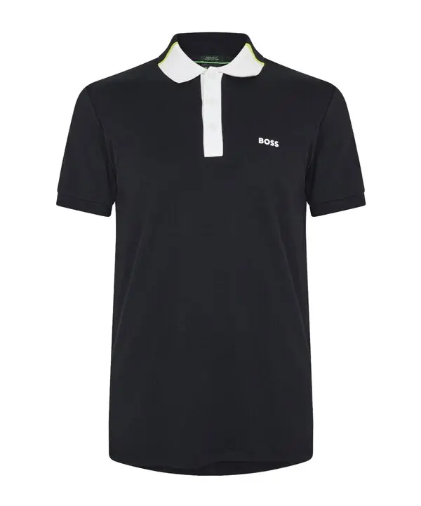 Hugo Boss Shortsleeve Polo Shirt - Black