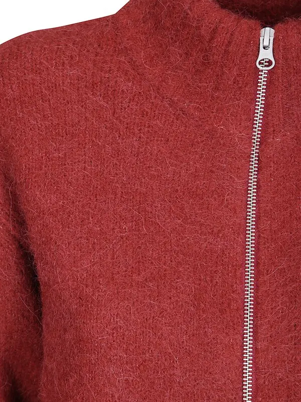 SAMSOE SAMSOE Cropped Zipup Knit
