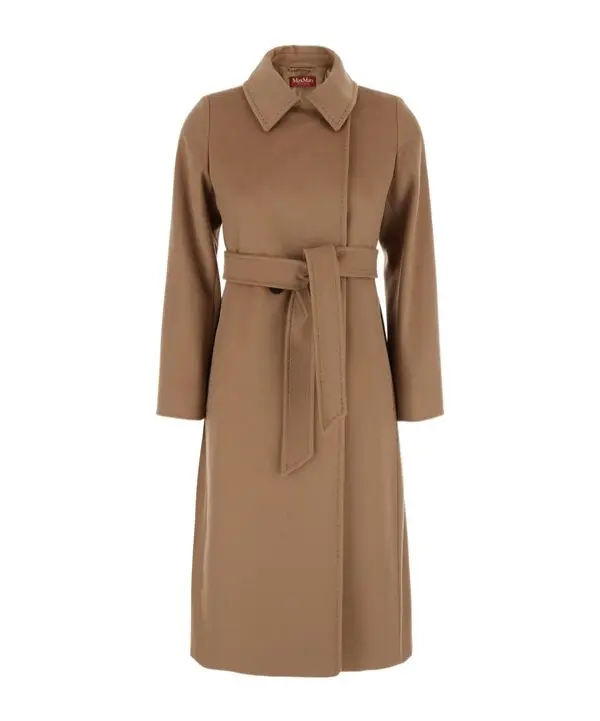 Max Mara Bcollag Belted Coat - Beige