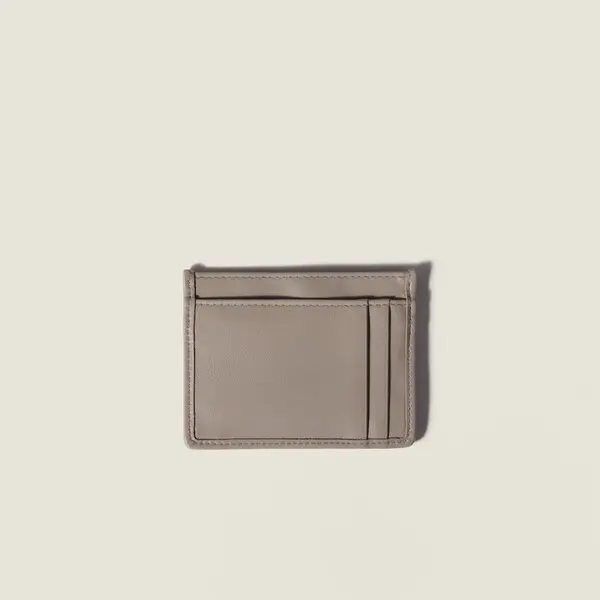 Miu Miu Matelassé Nappa Leather Card Holder
