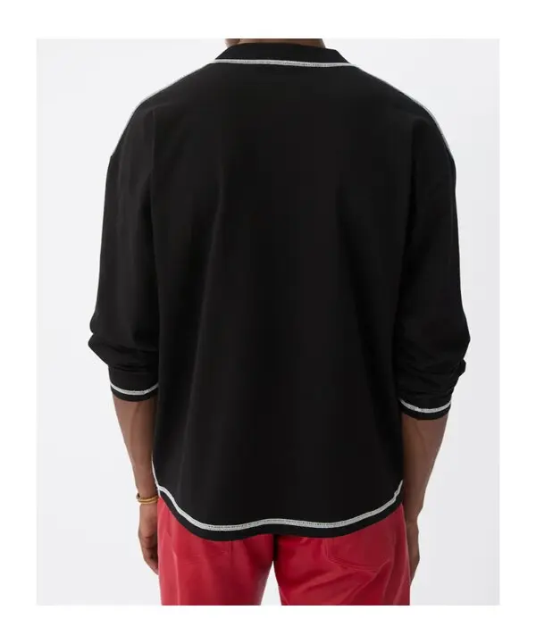 Versace Embroidered-logo Stretch Cotton Jersey T-shirt