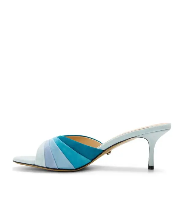 MACHMACH Colorblock Heeled Mules