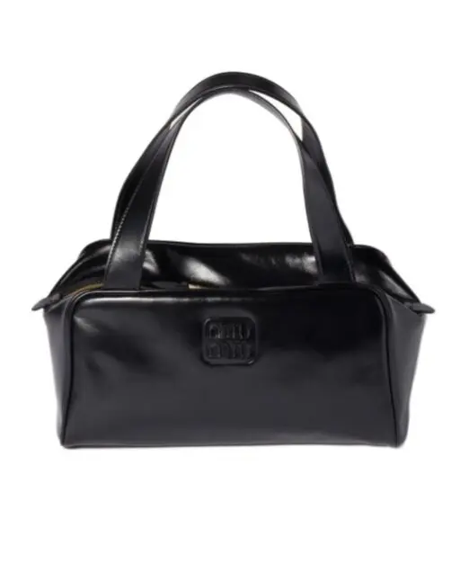 Miu Miu Zippered Handbag - Black