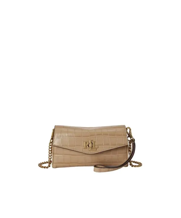 Ralph Lauren Solid Wallet On Chain - No