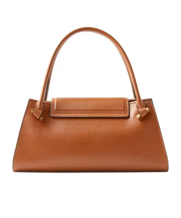 Versace Severine Leather Shoulder Bag - Brown
