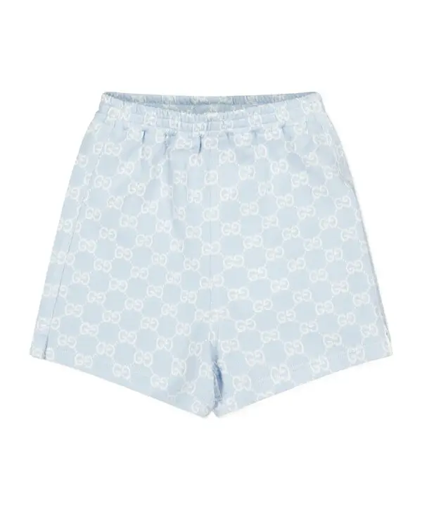 Gucci Print Shorts - Blue