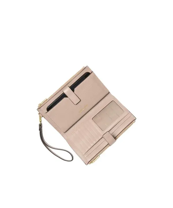 Michael Kors Double Zip Wristlet Wallet On Chain