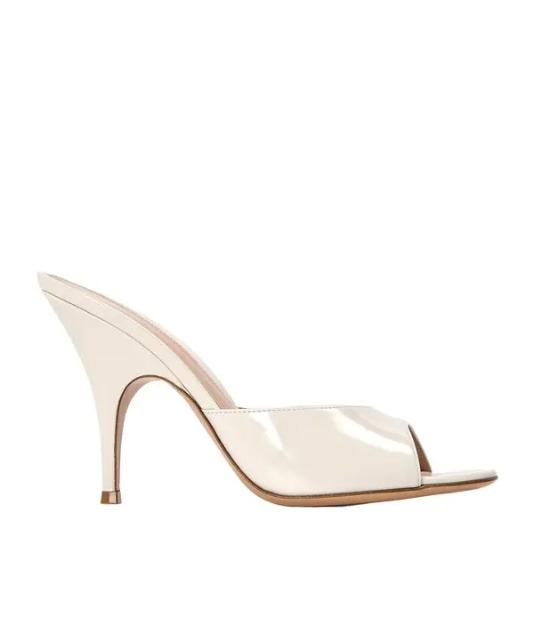 GIANVITO ROSSI Solid Heeled Mules