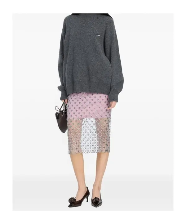 ROTATE BY BIRGER CHRISTENSEN Knit Highneck Sweater