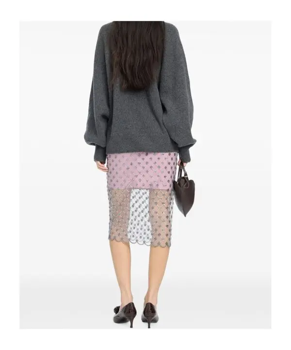 ROTATE BY BIRGER CHRISTENSEN Knit Highneck Sweater