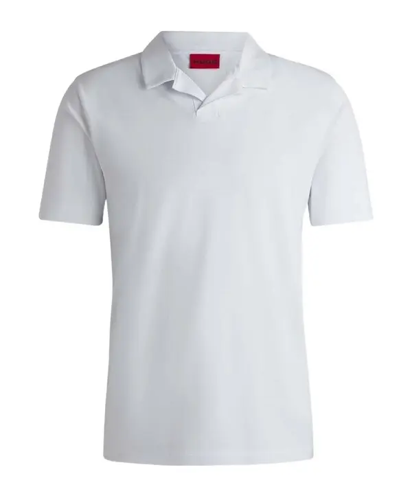 Hugo Boss Stretch Cotton Polo Shirt - White