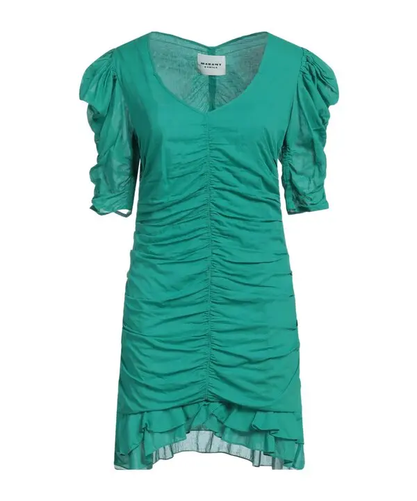 Isabel Marant Étoile Plain Colour Short Dress - Green