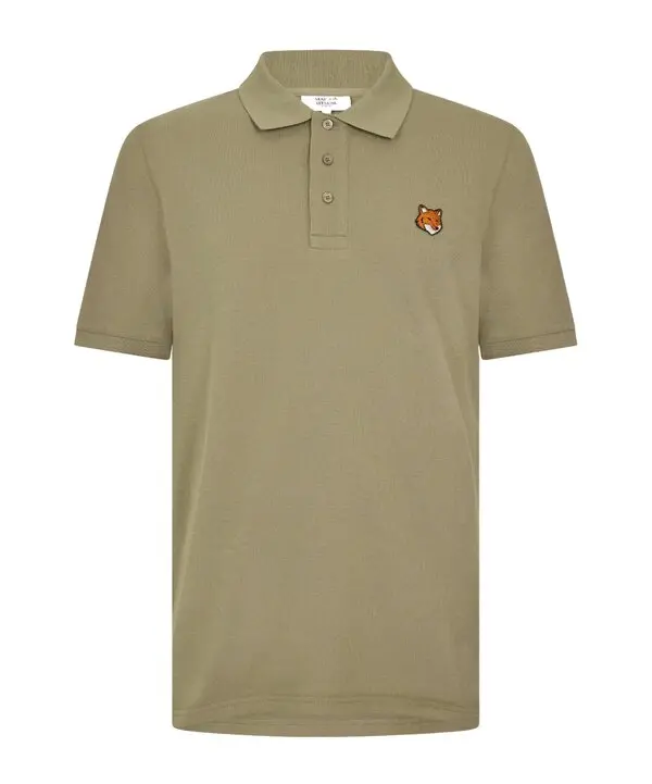 Maison Kitsuné Shortsleeve Polo - Nude
