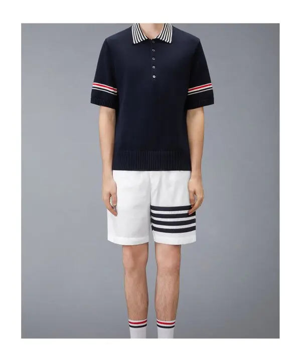 Thom Browne Rwb Armband Sailboat Polo Shirt