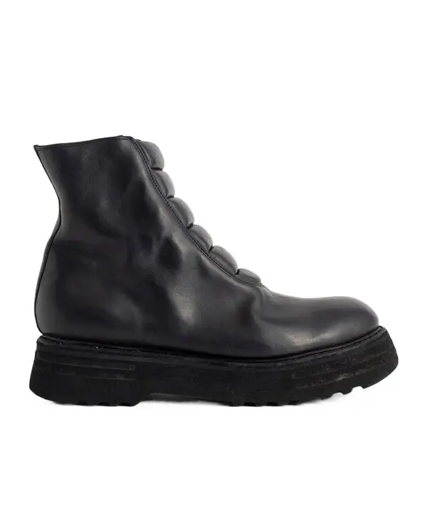 Guidi Round-toe Boots - Black