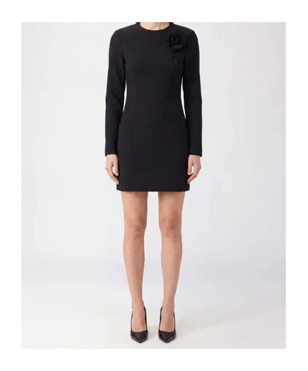 ROTATE BY BIRGER CHRISTENSEN 3d Floral Mini Dress
