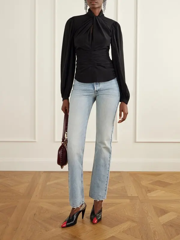 Isabel Marant Étoile Ruched Shirt - Black