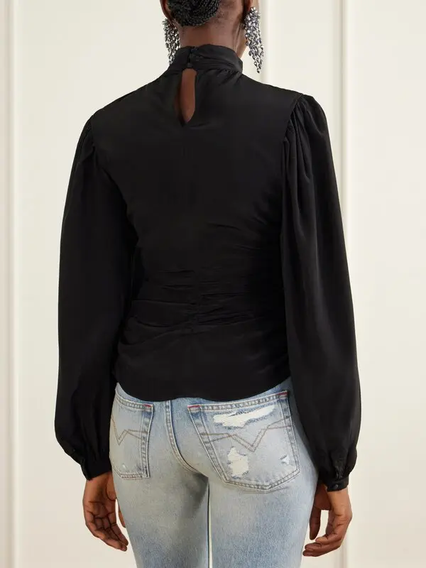 Isabel Marant Étoile Ruched Shirt - Black