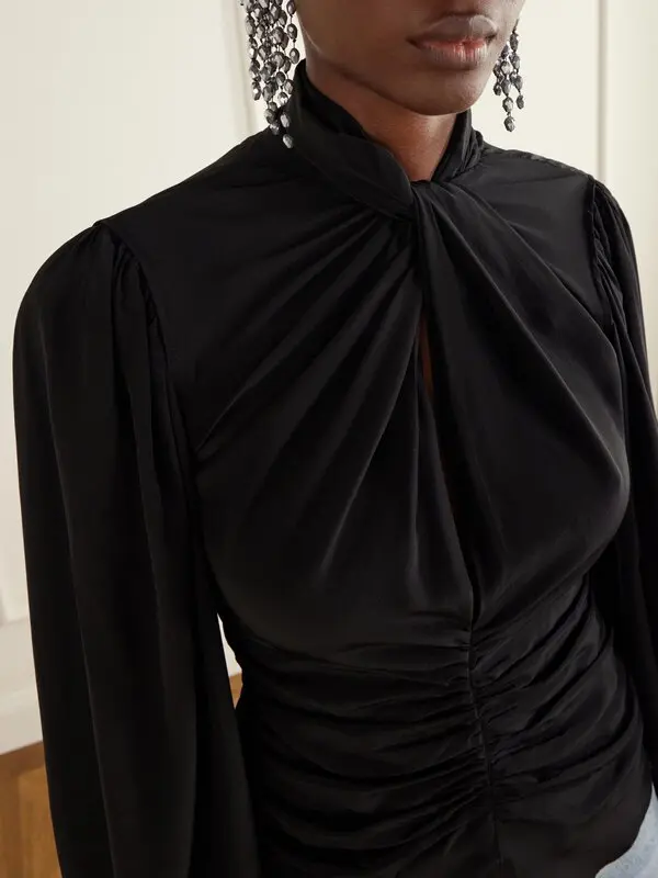 Isabel Marant Étoile Ruched Shirt - Black