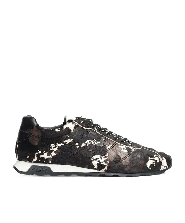 Ash Round-toe Sneakers - Black