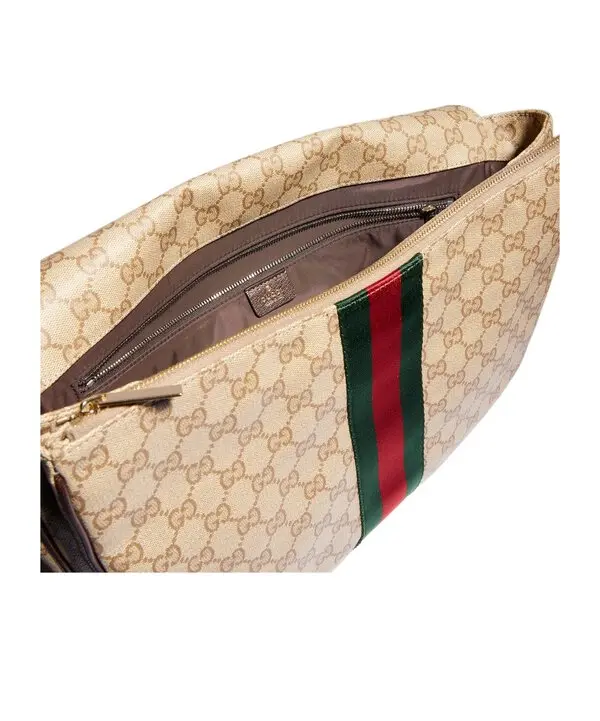 Gucci Medium Crossbody Bag With Web