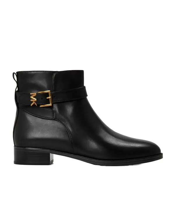 Michael Kors Ankle Boots With Buckle Detail - Black