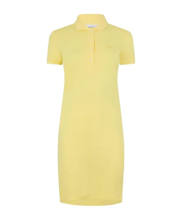 Lacoste Shortsleeve Polo Dress - Yellow