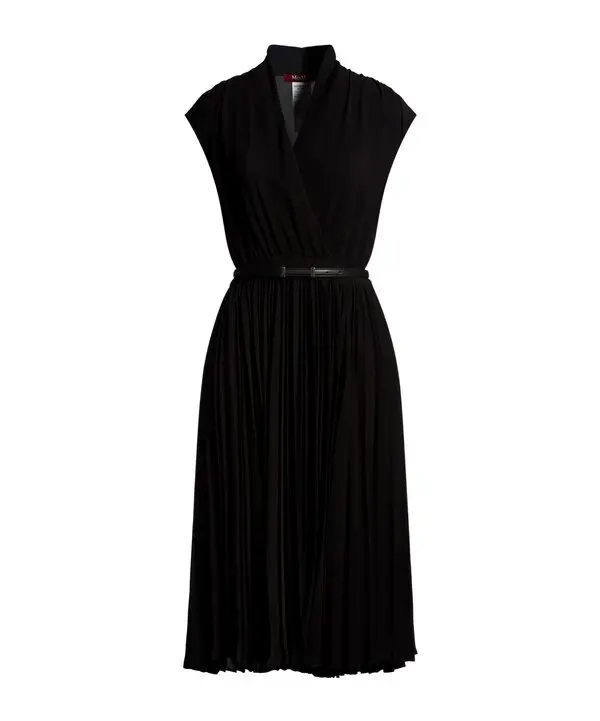Max Mara Pleated Dresses - Black