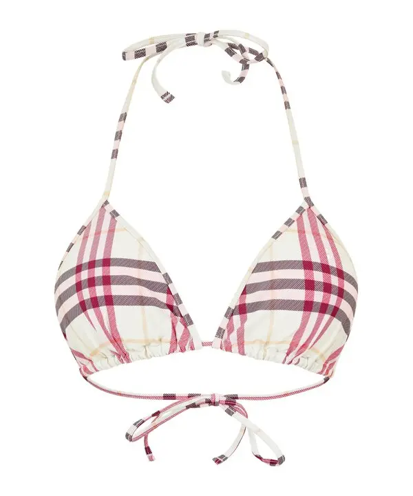 Burberry Trianglecut Swimsuit Bottoms - White
